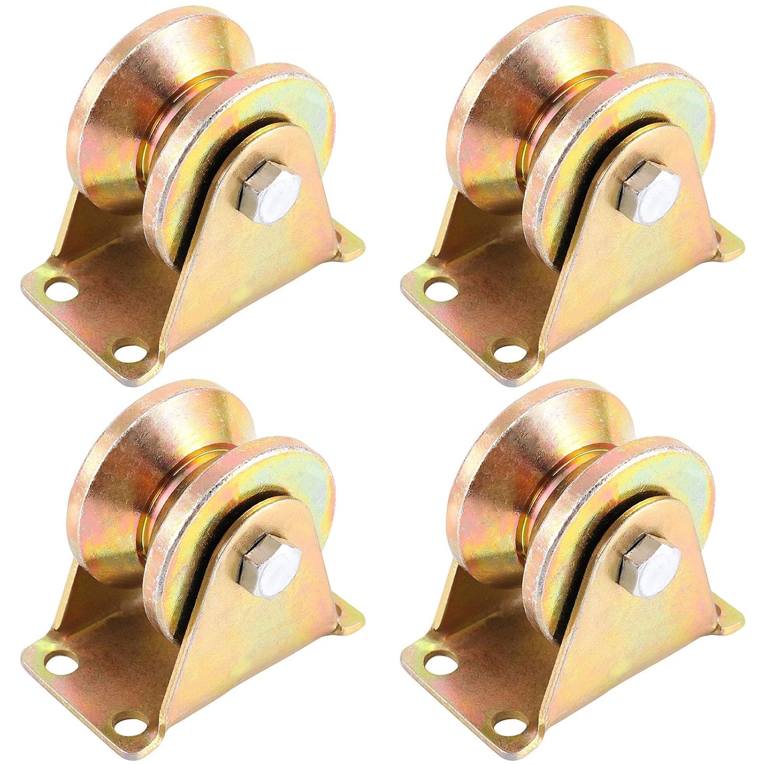 Amazon.com: ZEONHEI 4 Pack 2 Inch V Groove Wheel, Heavy Duty V Groove ...