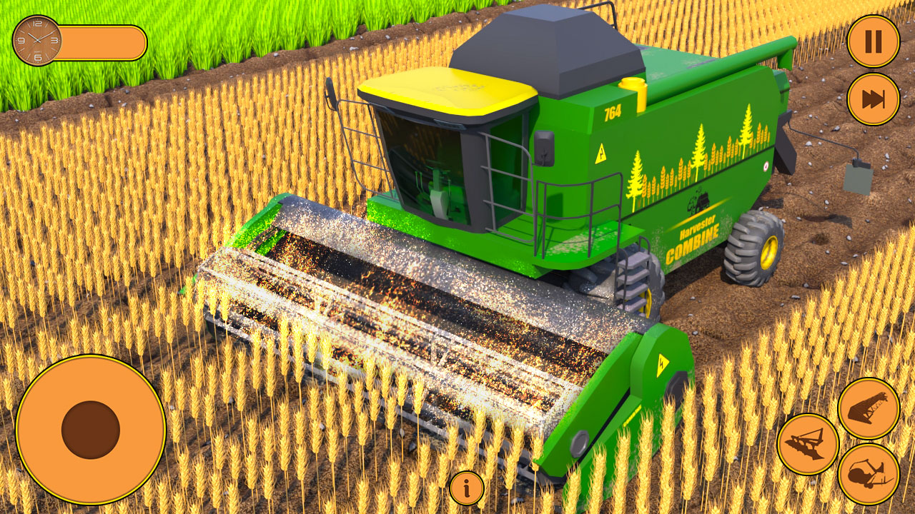 Echte Traktor-Landwirtschaftsspiele: Fahren mit großen Ackerschleppern ...