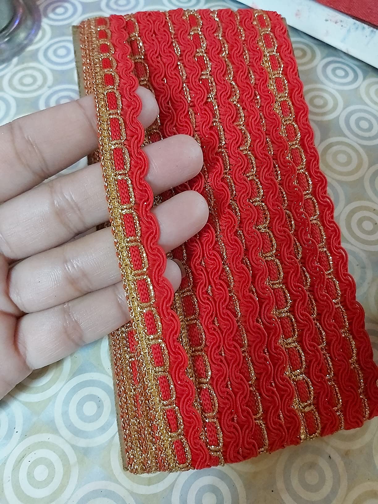 Strala Red Color Laces for Dresses, Sarees, Lehenga, Suits, Bags ...