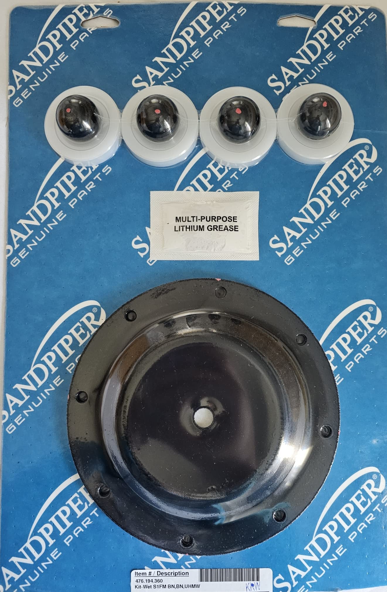 Rebuild Kit for Sandpiper/Warren Rupp St: Amazon.com: Tools & Home ...