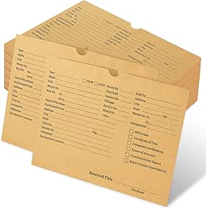 Amazon.com : Harloon 500 Pcs Printed Vehicle Deal Envelopes 12 x 8 ...