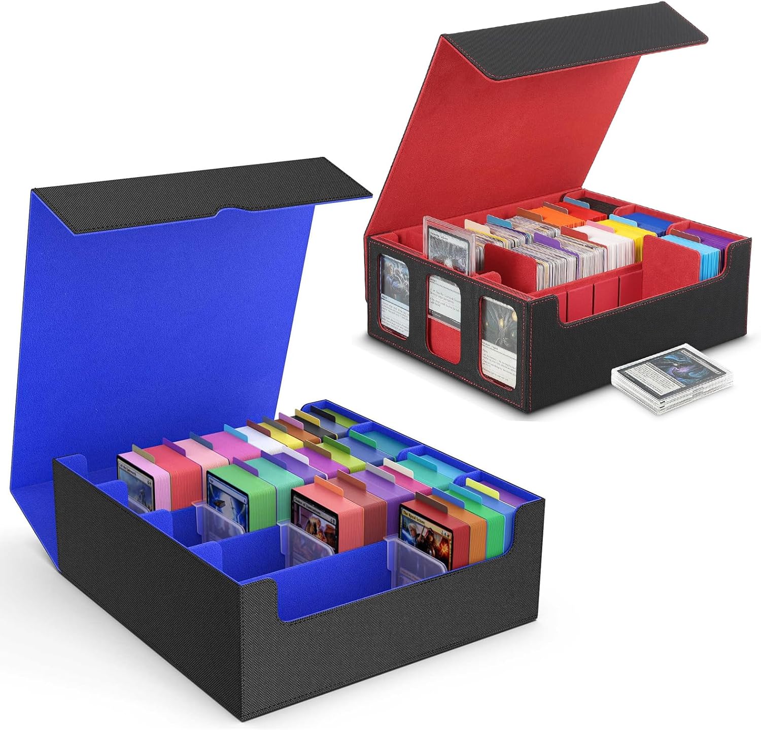 Amazon.com: MoKo Trading Card Storage Box, 3000+ MTG Deck Box with 24 ...