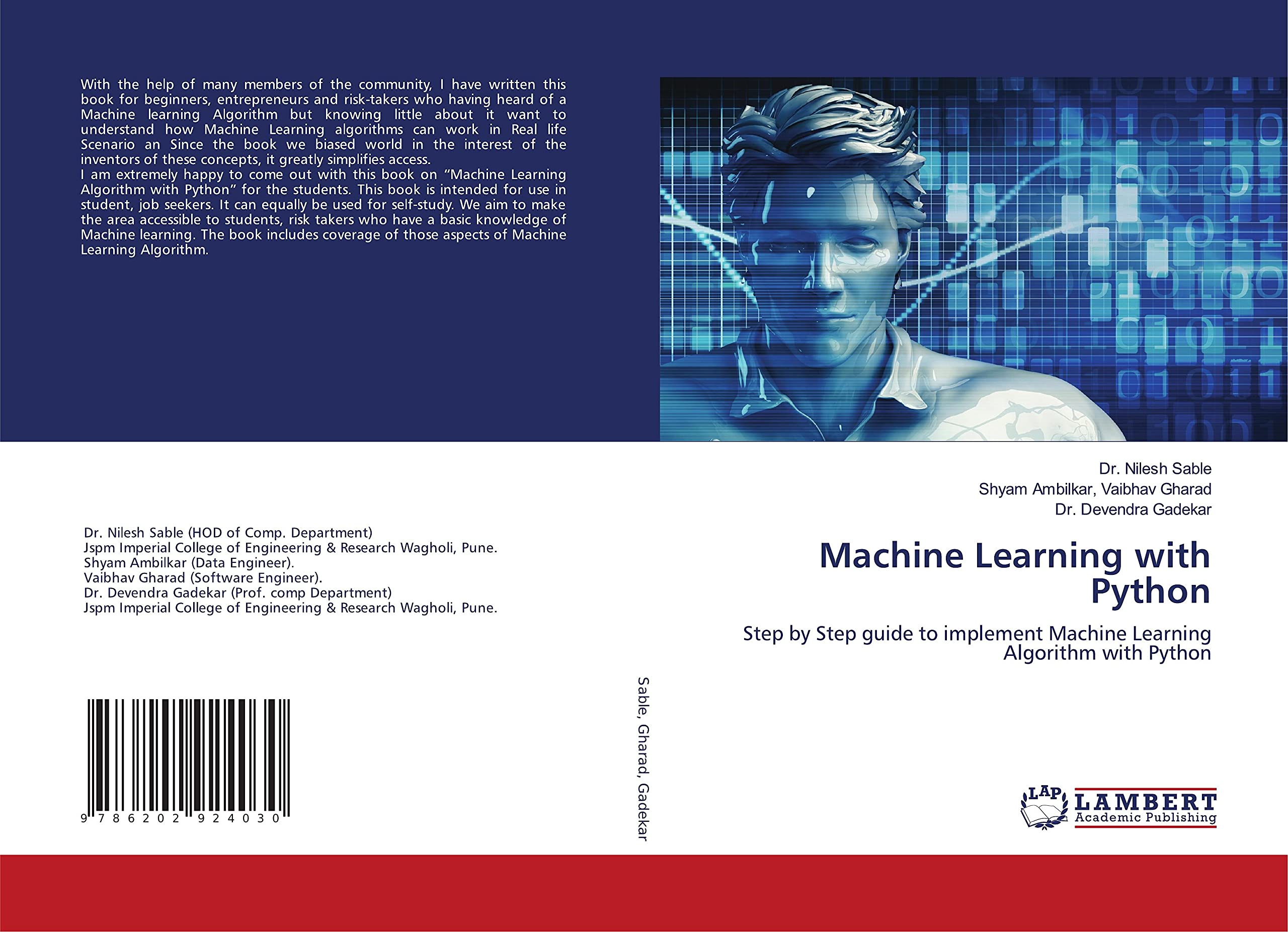 Machine Learning with Python : Dr. Devendra Gadekar, Dr. Devendra Gadekar: Amazon.in: Books