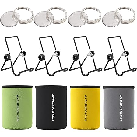 Amazon.com: SUMNACON Sprouting Jar Stand - 3 Pcs Sprouting Stands With ...