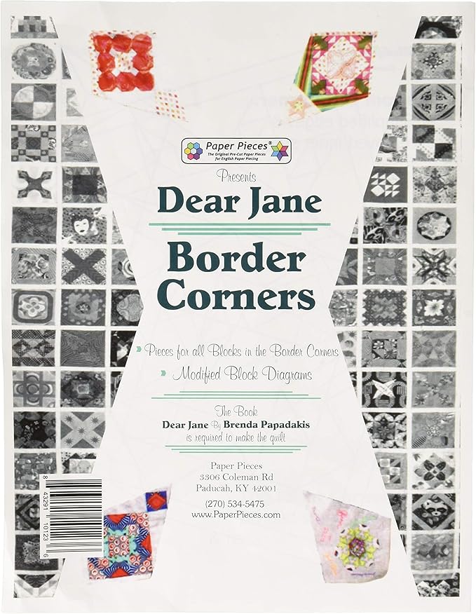 Amazon.com: Paper Pieces For Dear Jane Complete