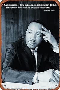 Amazon.com: Martin Luther King MLK Hate Cannot Drive Out Hate Only Love ...