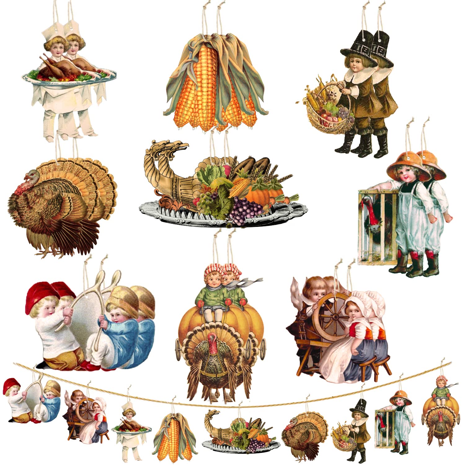 Retro Thanksgiving Clip Art