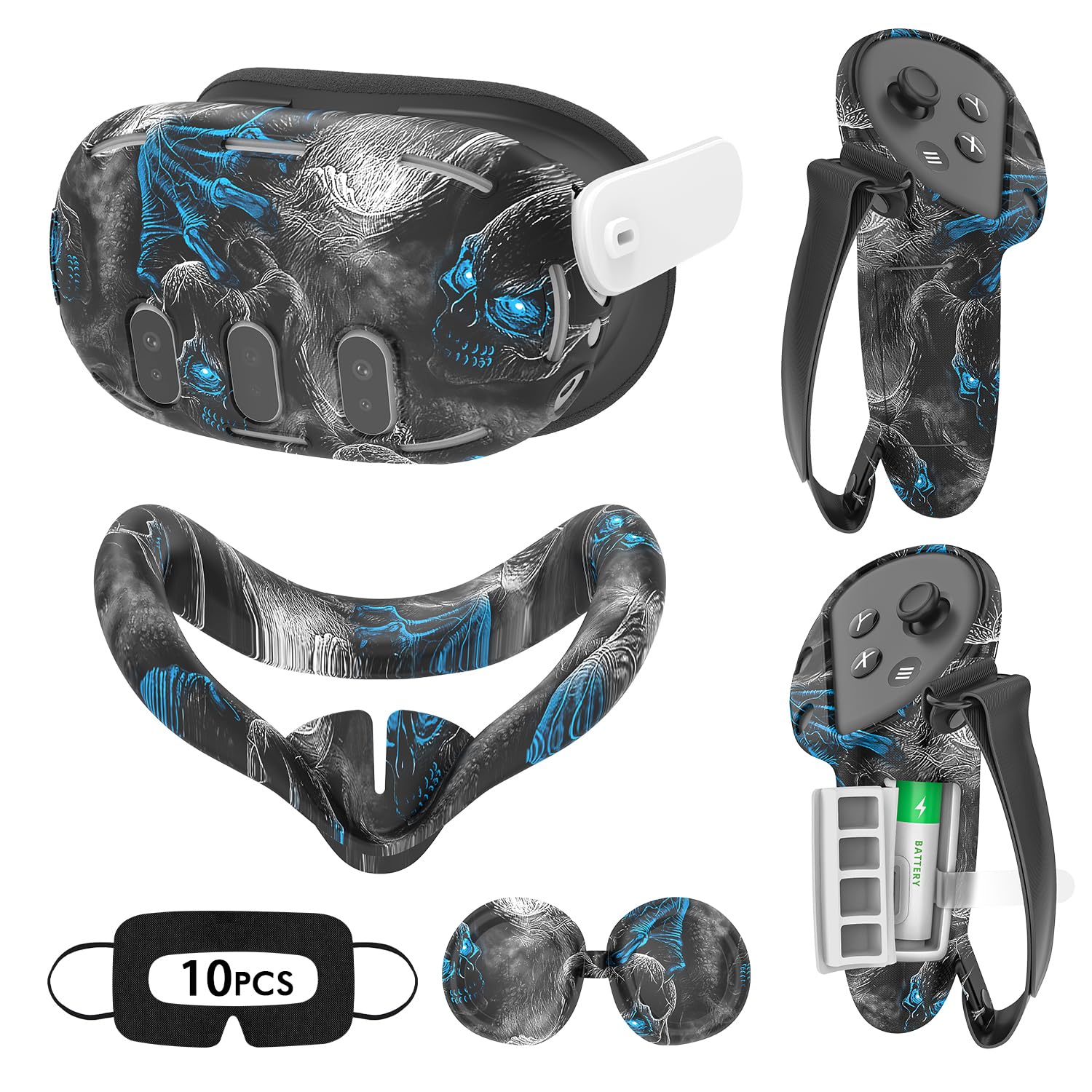 Amazon.com: Tyasoleil VR Silicone Case for Meta Quest 3, Design ...