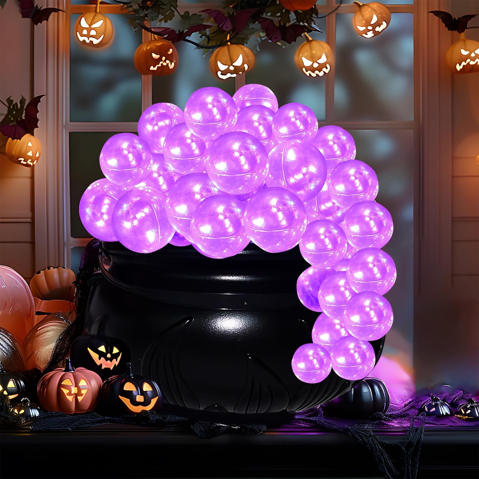Amazon.com | Halloween Decorations Indoor - DIY Bubbling Cauldron Set ...
