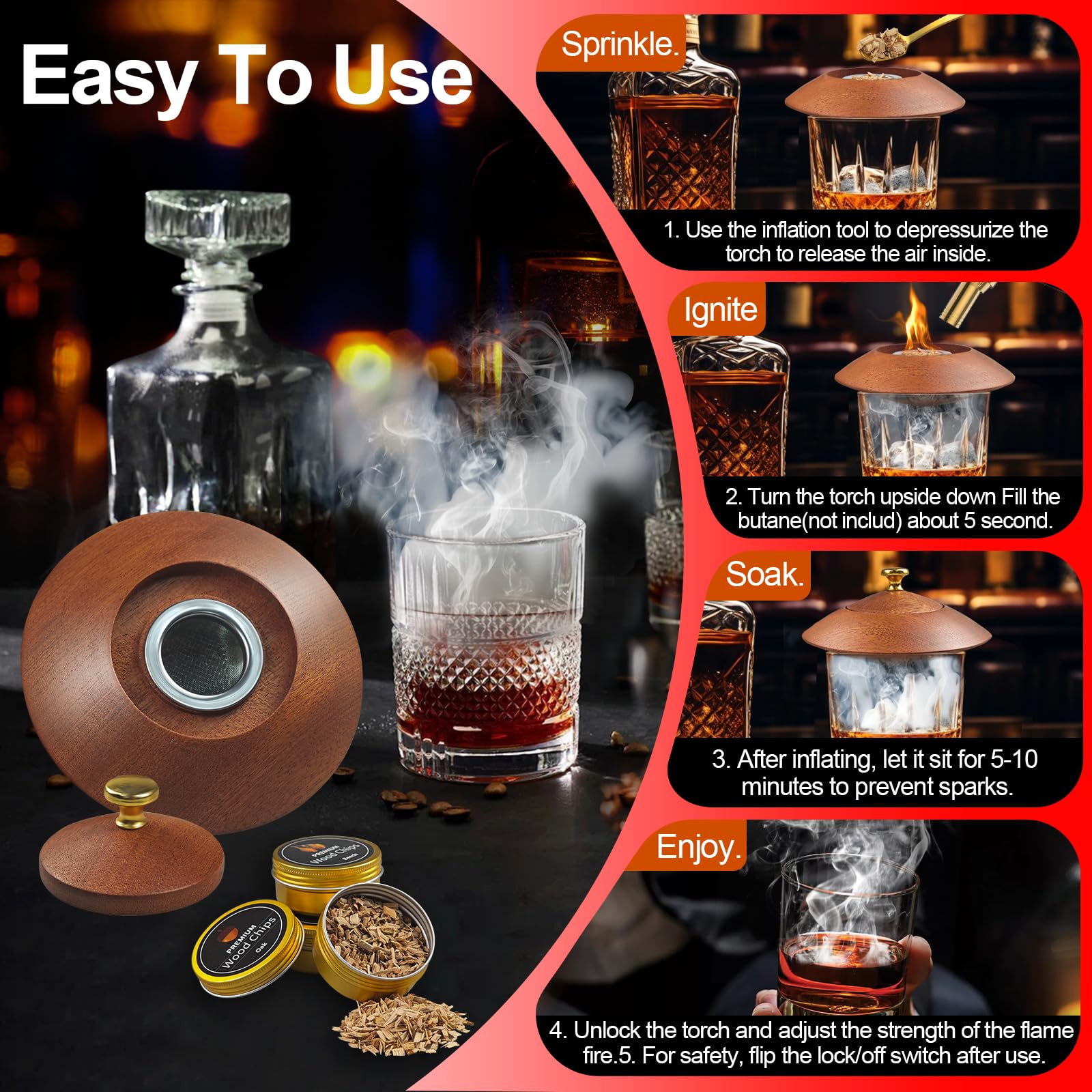 Kit para ahumar cócteles con... - B0DF6XRJWQ | Encarguelo.com