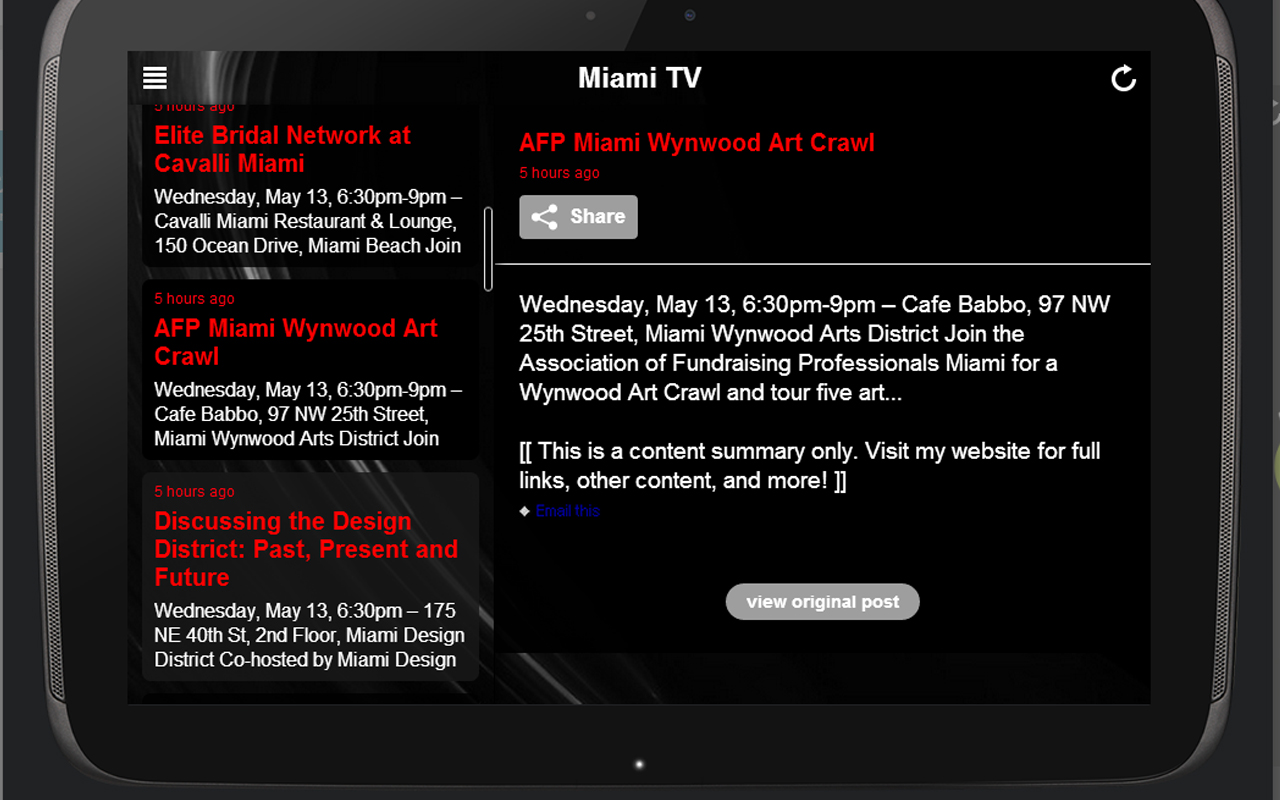 MiamiTV - App on Amazon Appstore