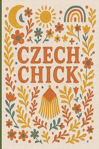 Czech Chick Notebook: Hybrid Design for Reflections & Sketches with ...