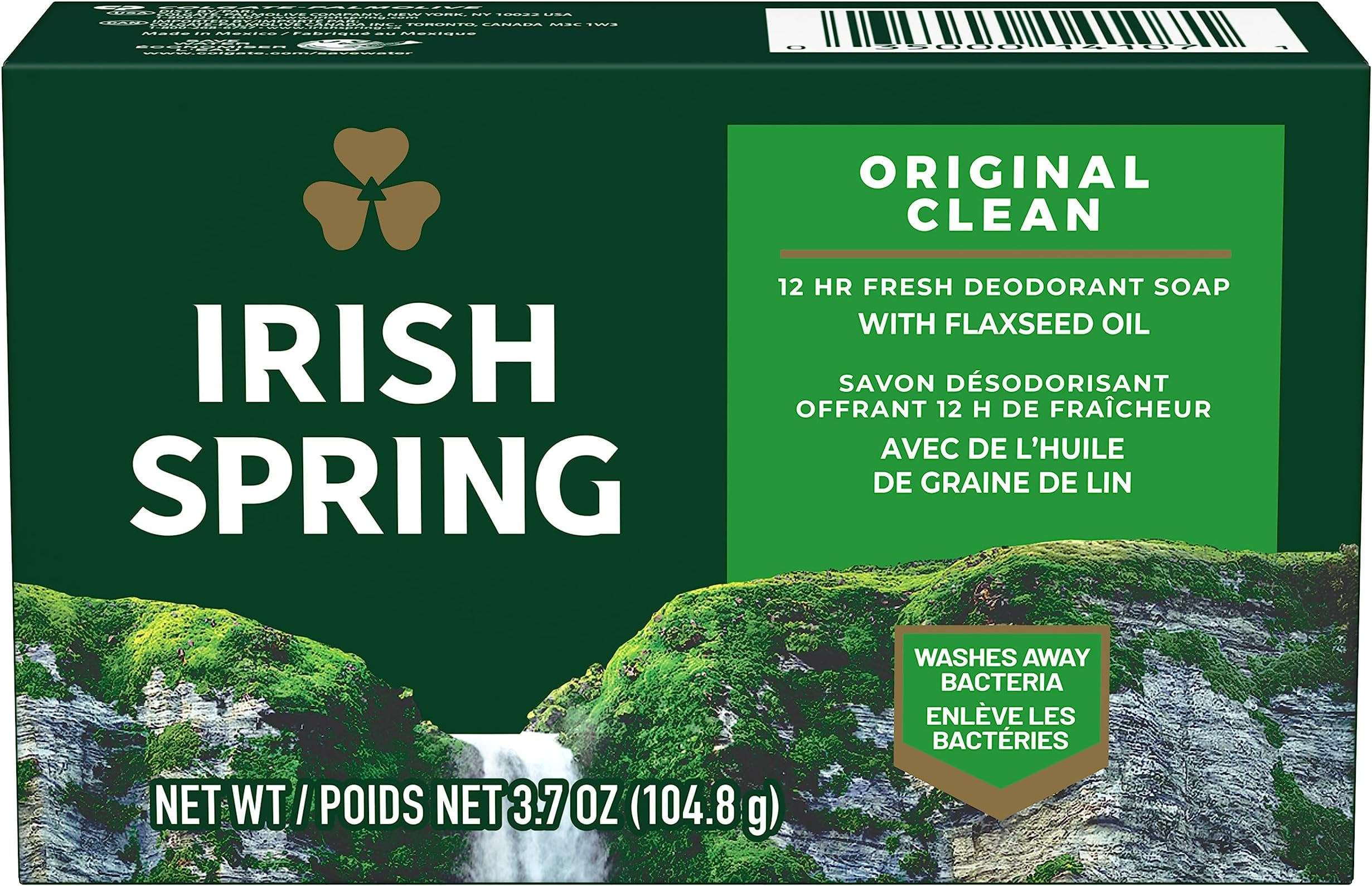 Amazon.com : Irish Spring Original Scent Bar Soap 3.2 oz. Pack of 2 ...