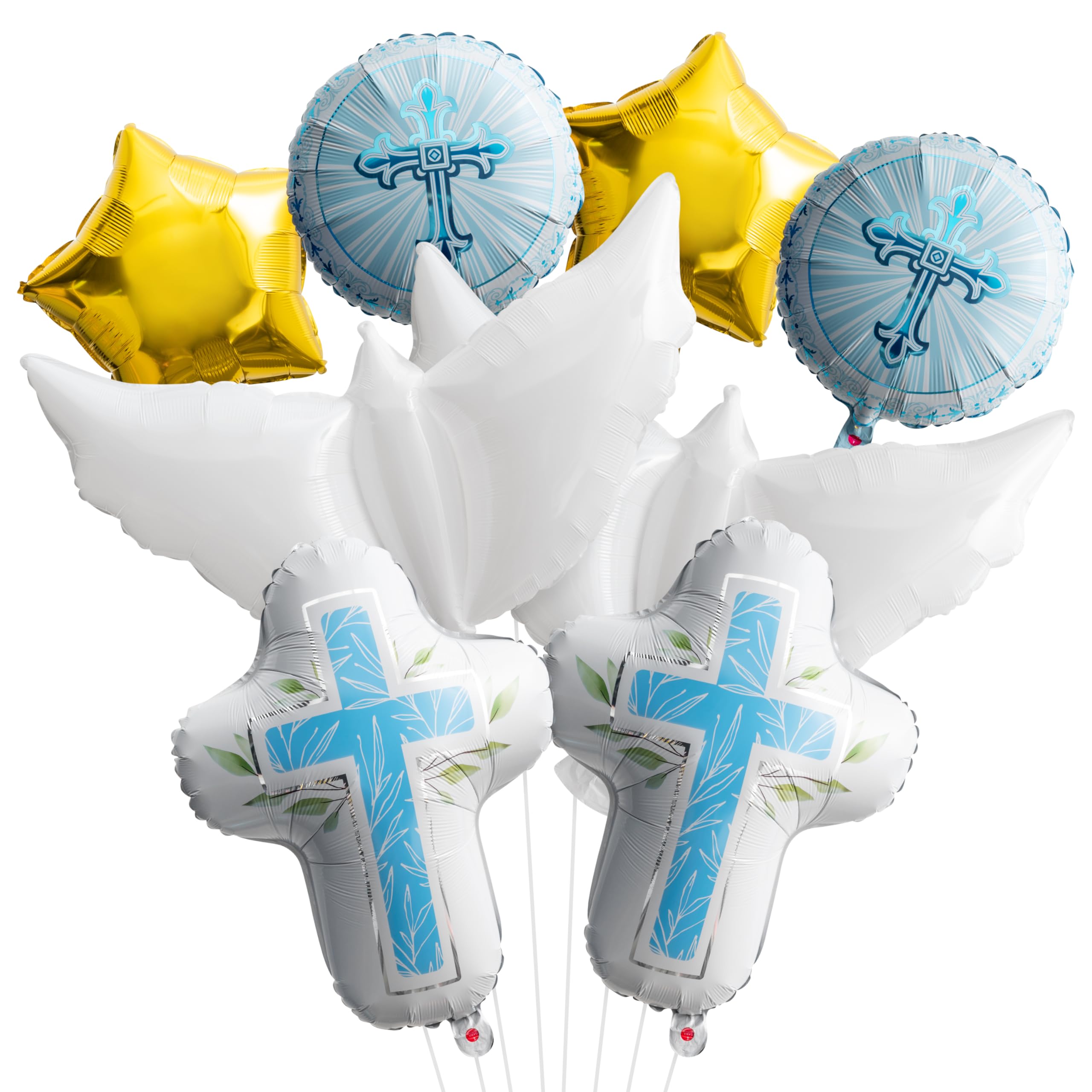 Amazon.com: Xqumoi Religious Foil Balloons Party Decoration - 7Pcs ...