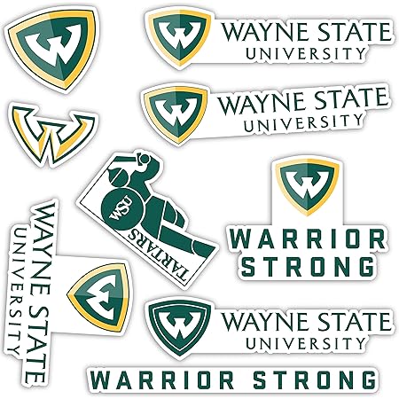 Amazon.com: Wayne State University WSU Warriors Sticker Vinyl Decal ...