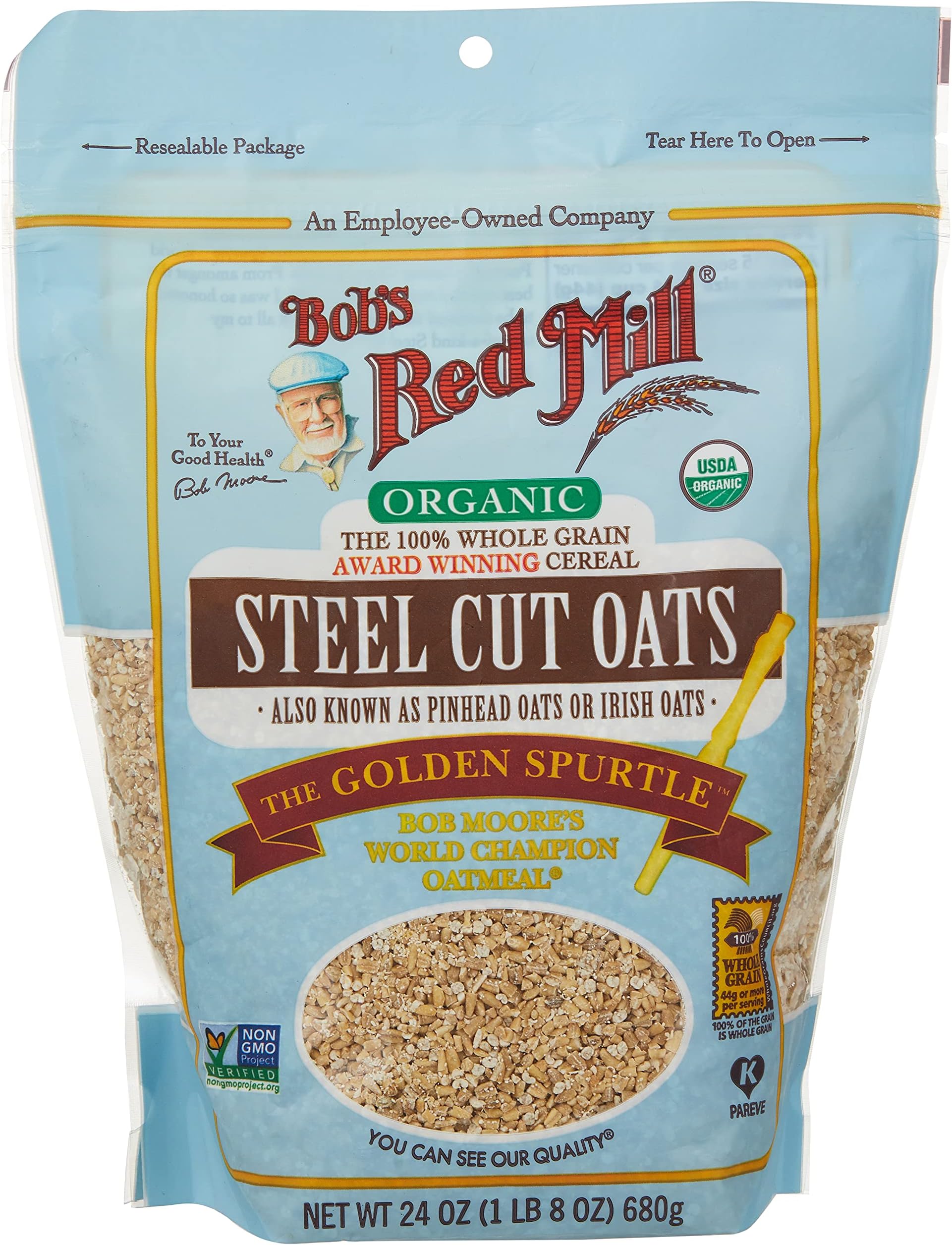 Amazon.com: Bob's Red Mill Classic Oatmeal Packets, 1.23 Ounce (2 Packs ...