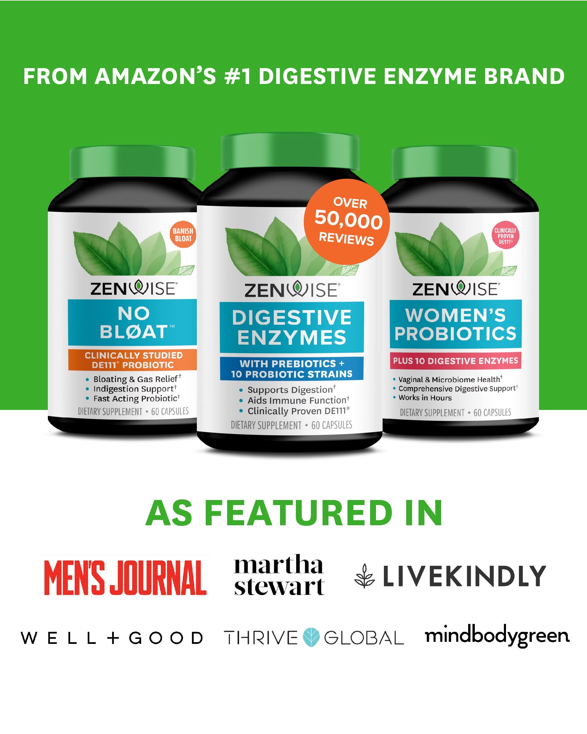 Snapklik.com : Zenwise Digestive Enzymes - Probiotic Multi Enzyme