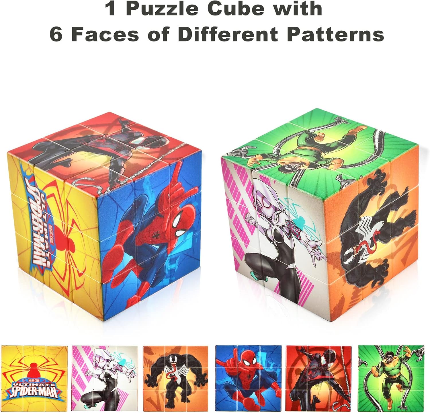 Speed Cube Spider-Man - Cubo de Velocidad y Rompecabezas - deniños