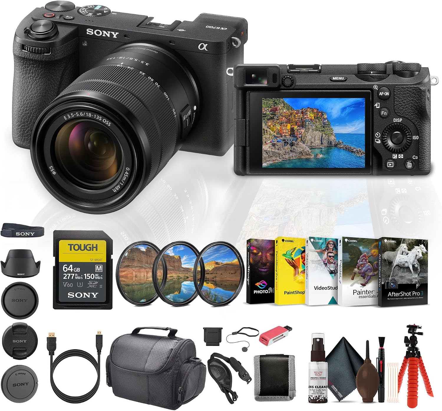 Amazon.com : Sony Alpha a6700 Mirrorless Camera Kit with 18–135mm Zoom ...