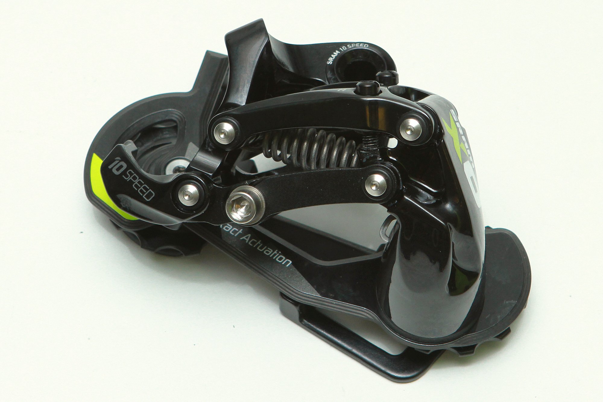 Buy SRAM 402000003 Rear Derailleur XO 10-Speed Black Special Edition with Logos and Green Cage ...