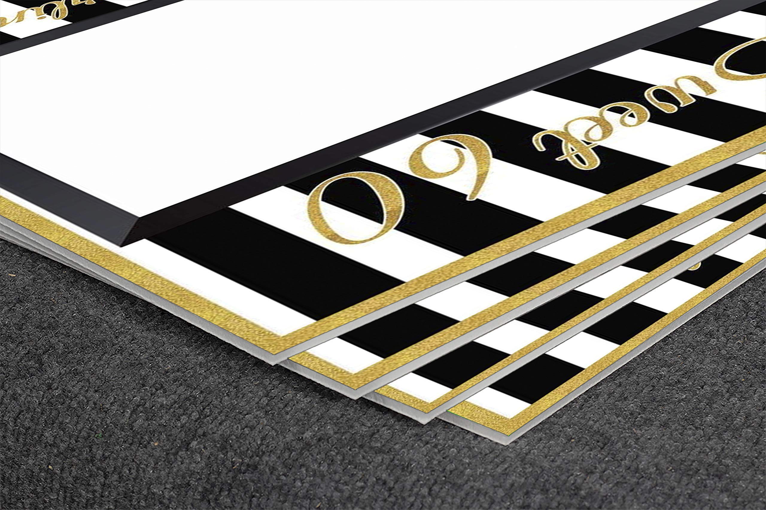 Sweet Birthday Party Photo Booth, Golden Trim Frame Prop, Size 36x24 ...