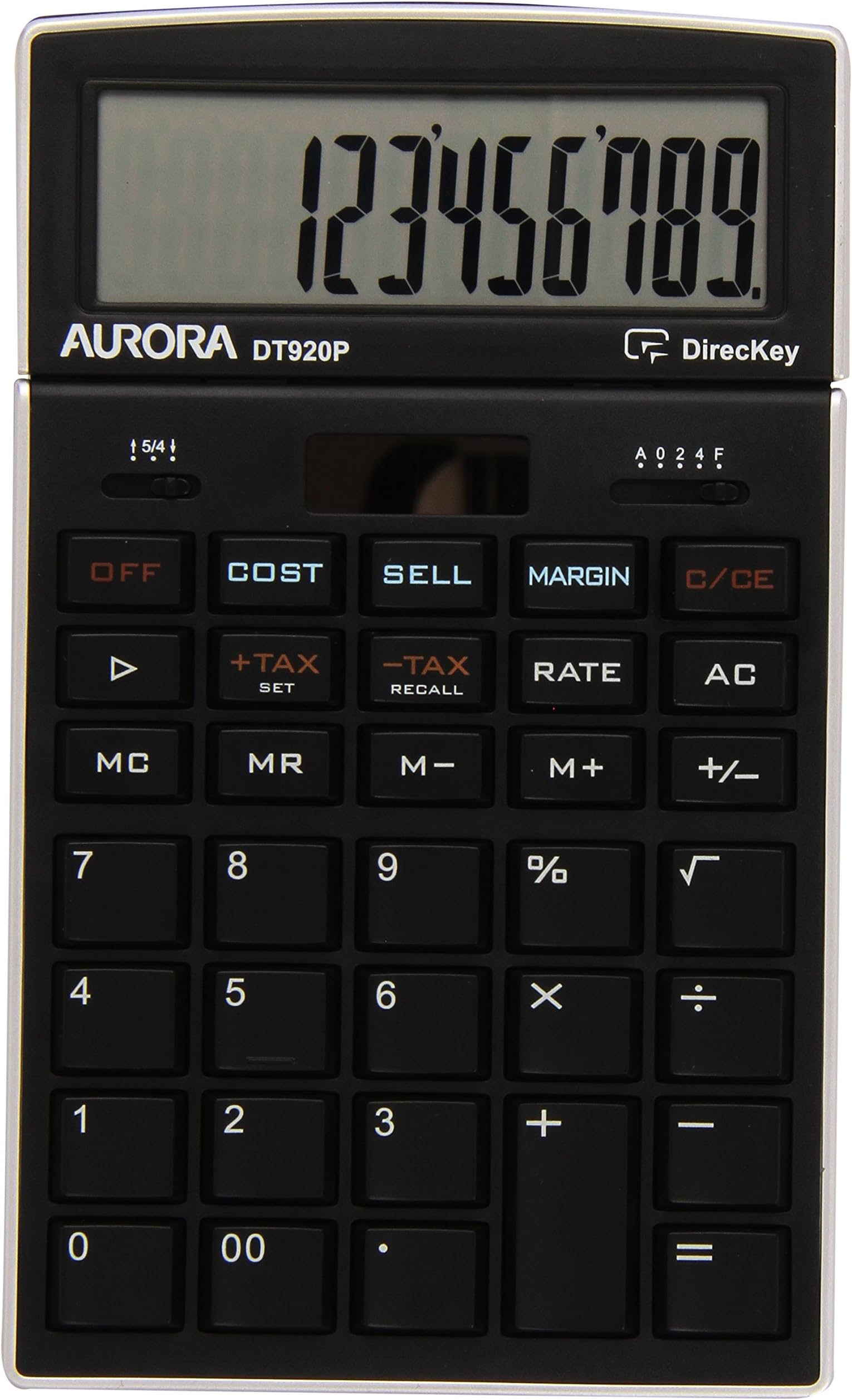 Aurora 12 Digit Desktop Calculator - Black : Amazon.co.uk: Stationery ...