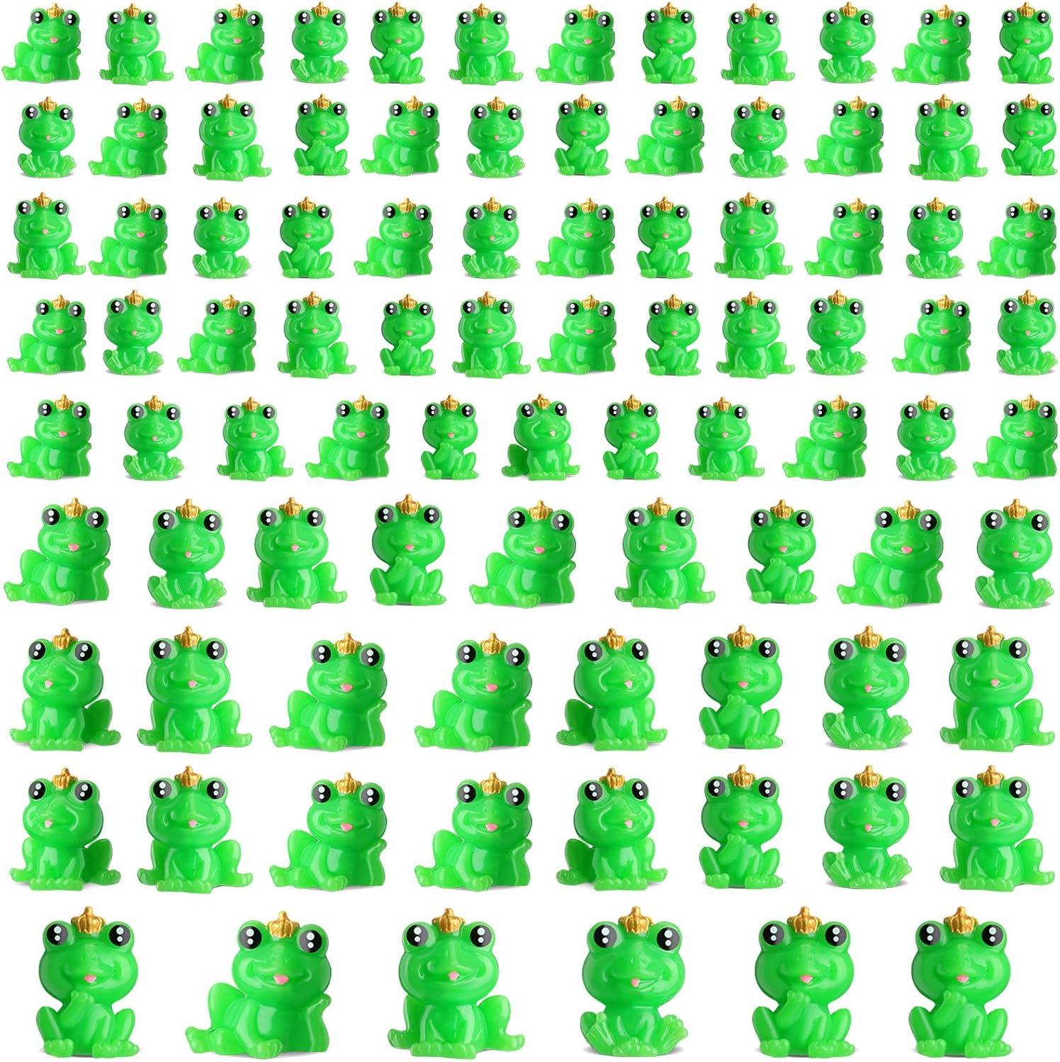 Amazon.com: Marsui 100 Pcs Miniature Animals Resin Mini Frogs Horse ...