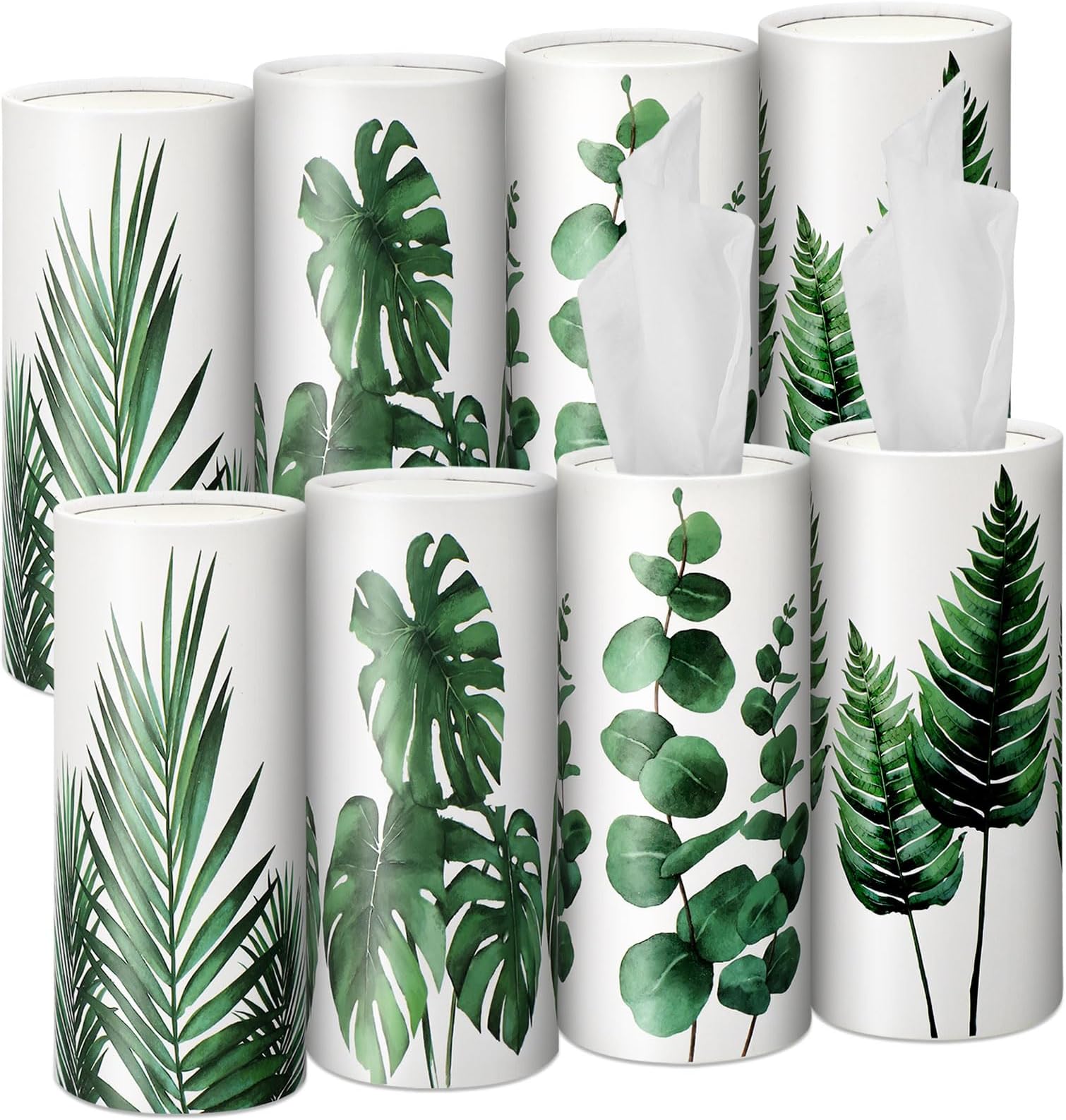 Amazon.com: Zonon 4 Pcs Vintage Floral Car Tissue Cylinder with 240 ...