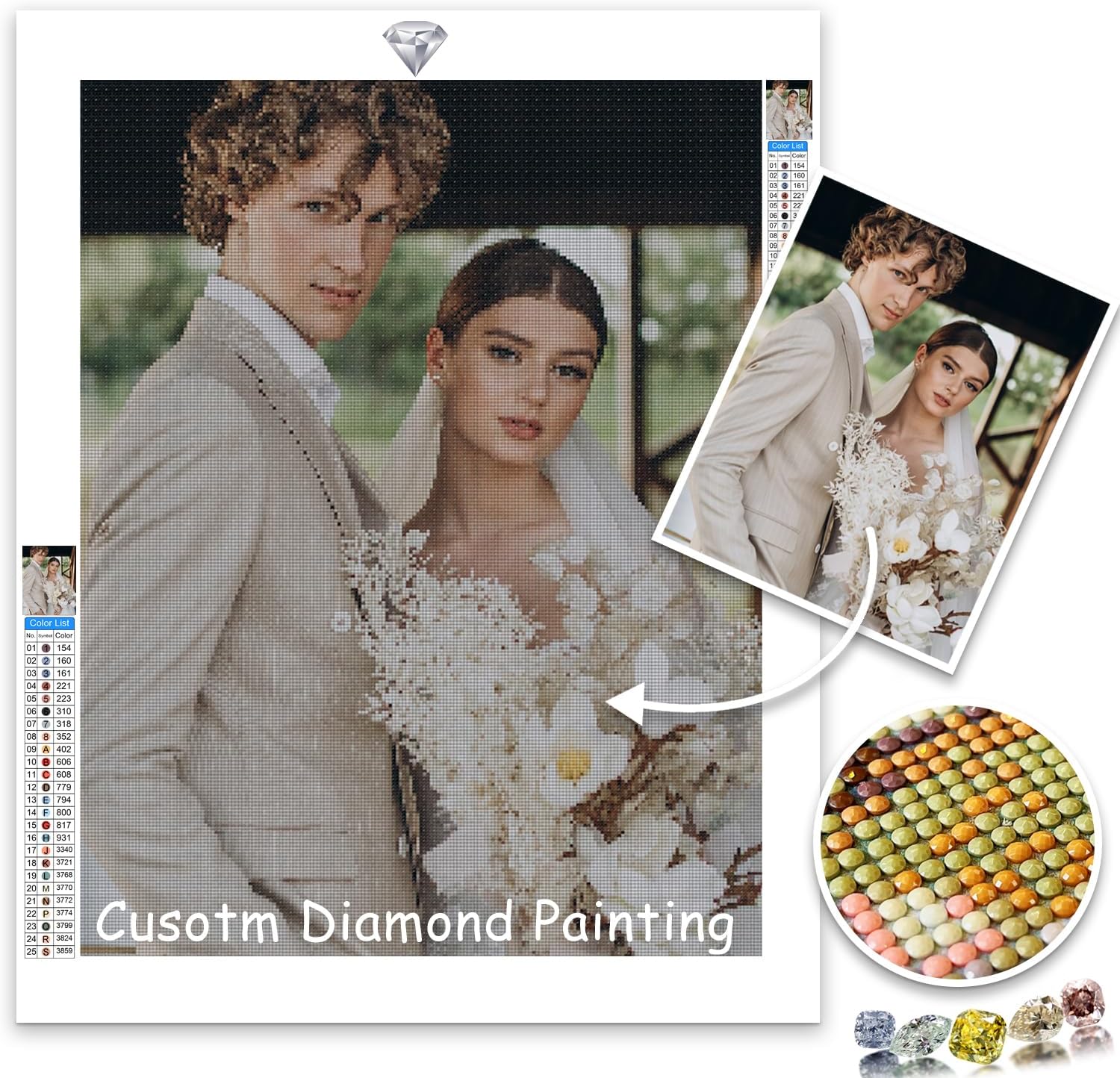 Amazon.com: Custom Diamond Art Painting Kits for Adults, DIY ...