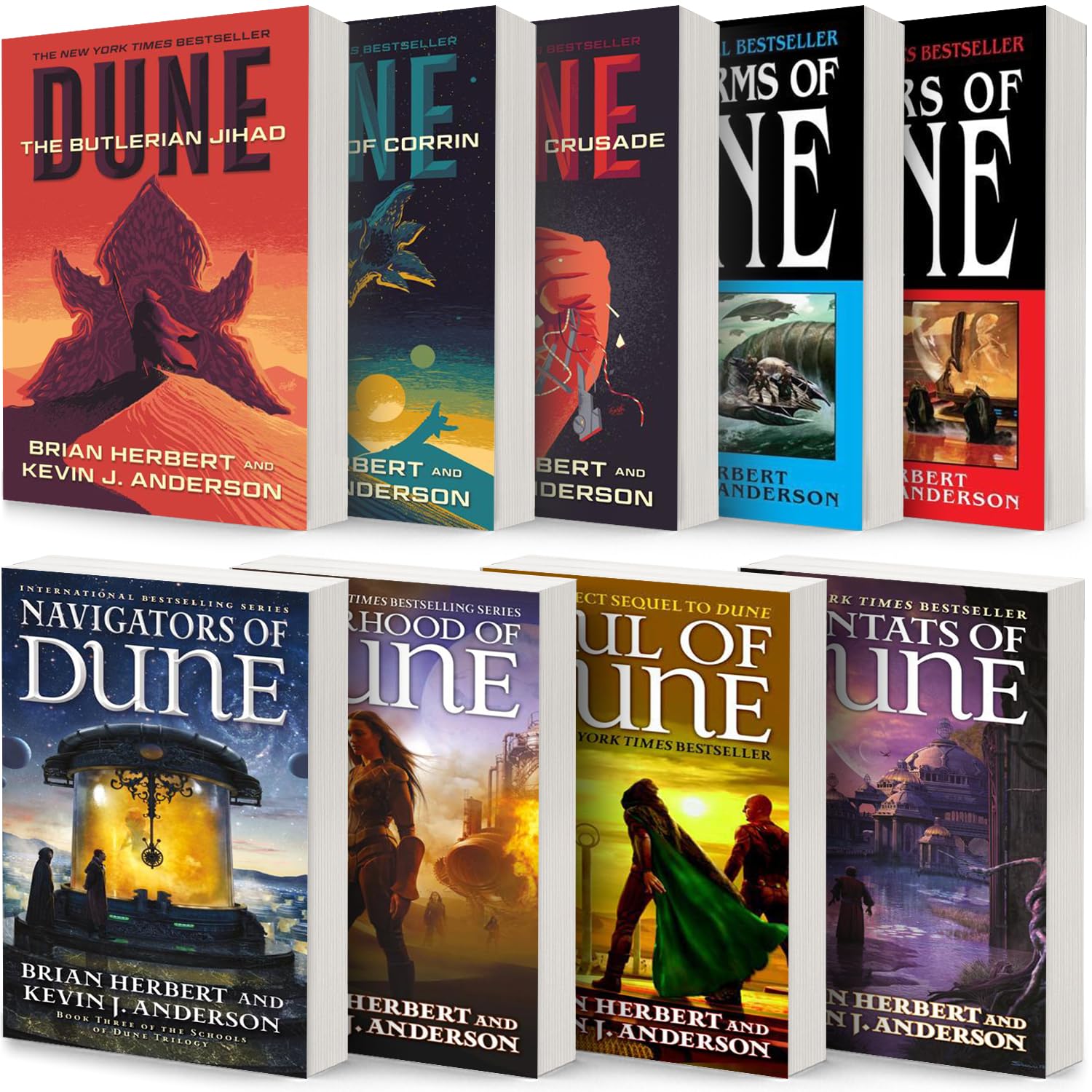 Dune Universe 9 Books Collection Set The Butlerian Jihad Machine ...