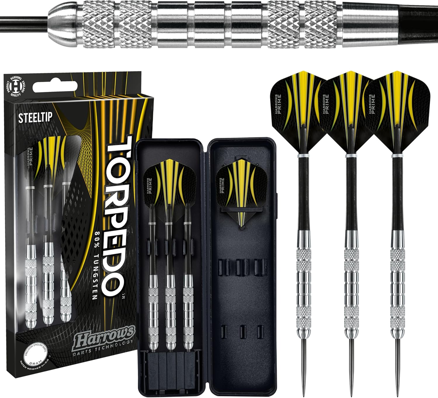 Harrows Torpedo Tungsten 80% Dart Pin - set of 3 Pin (25) : Buy Online ...