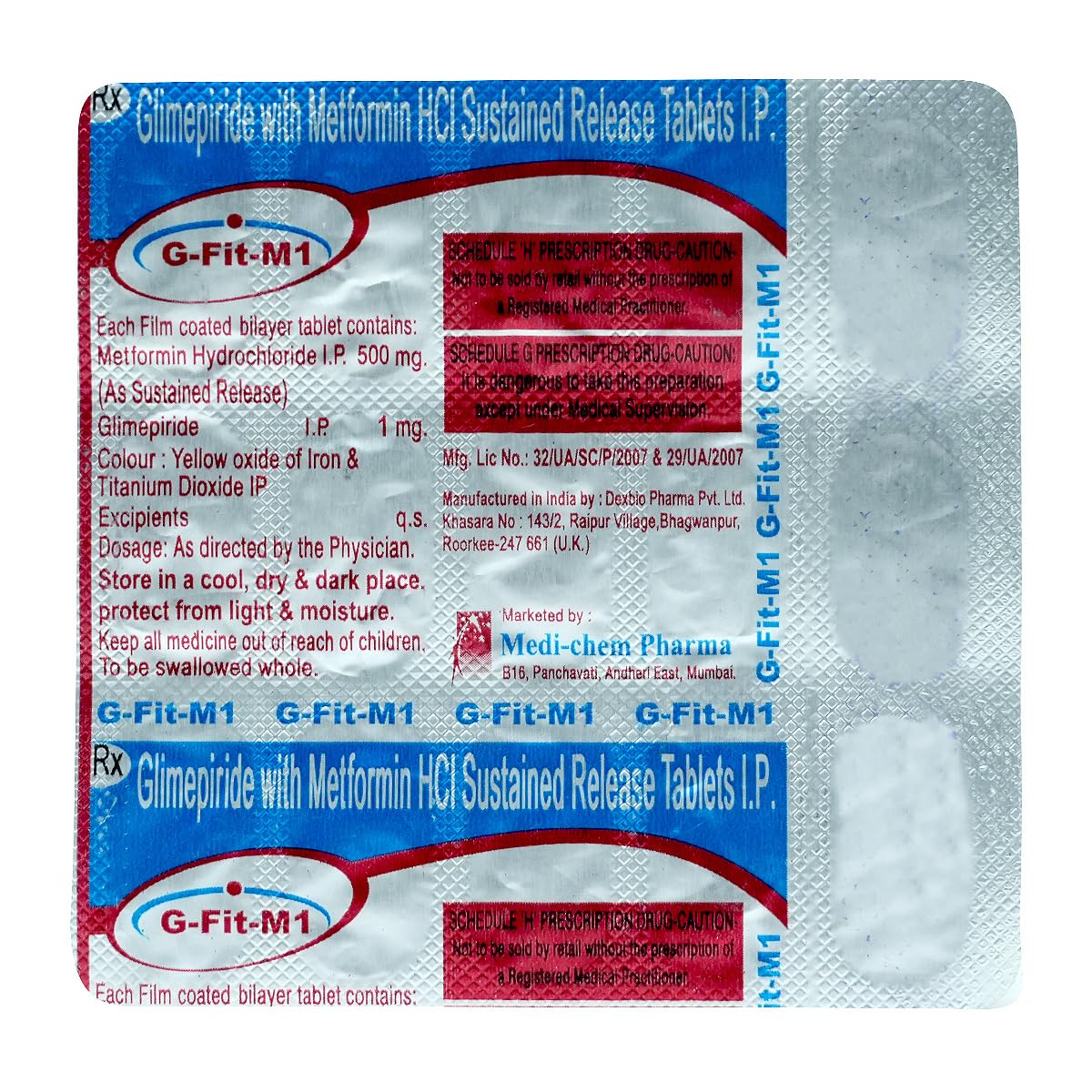 G-Fit-M1 - Strip of 15 Tablets : Amazon.in: Health & Personal Care