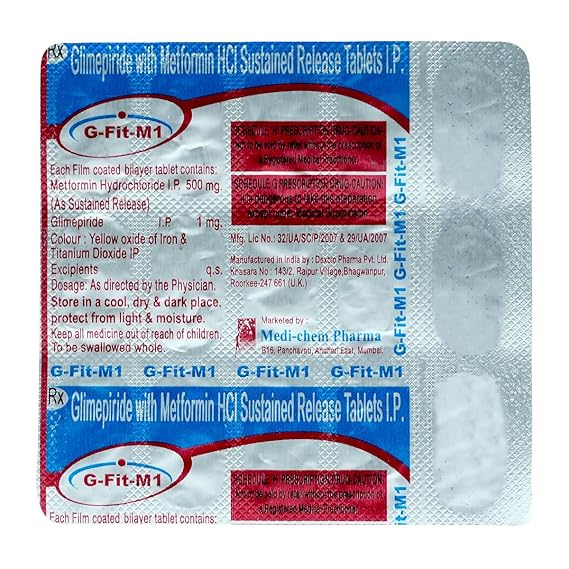 G-Fit-M1 - Strip of 15 Tablets : Amazon.in: Health & Personal Care
