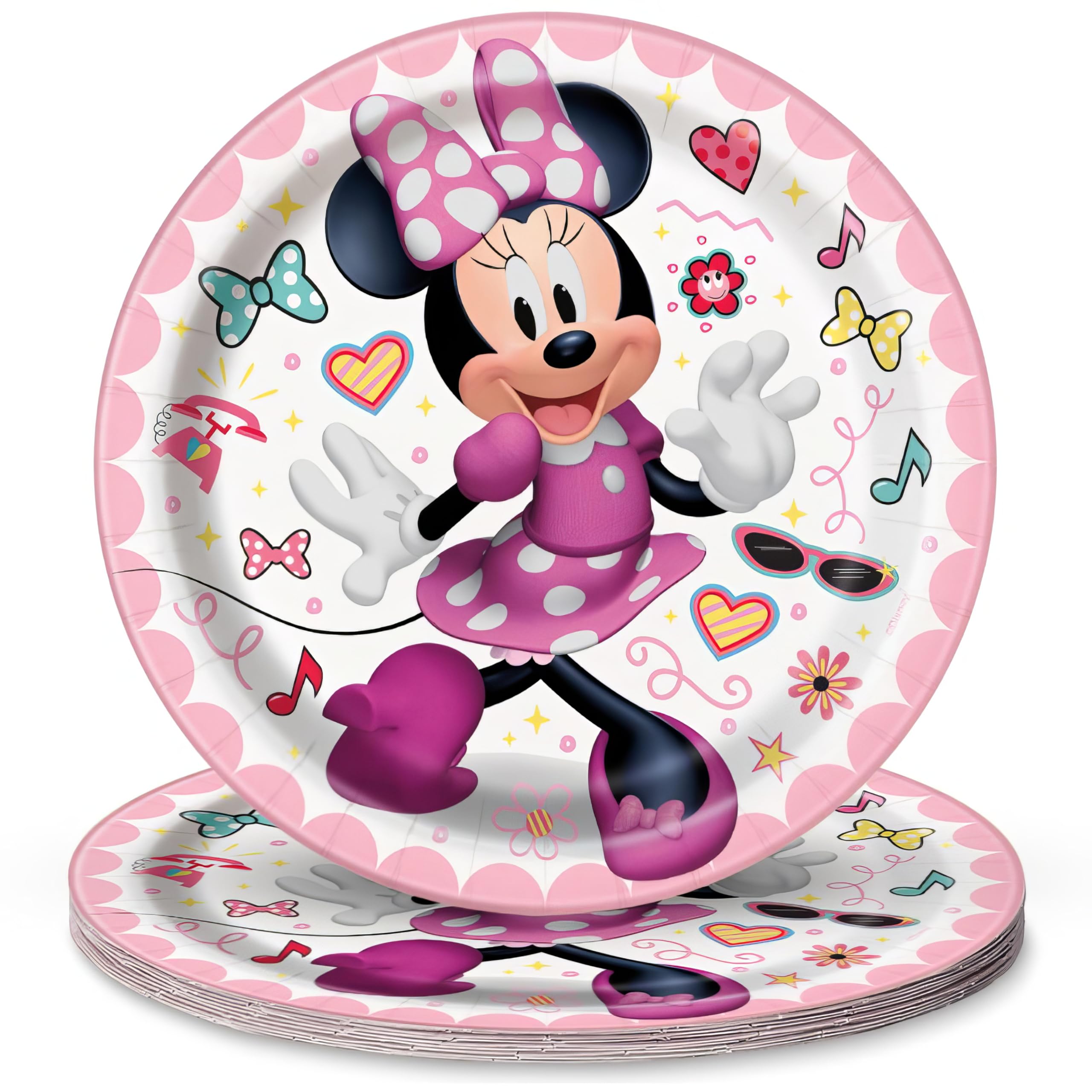 Unique Minnie Mouse Paper Cake Plates, 8Ct, Plates - Amazon Canada