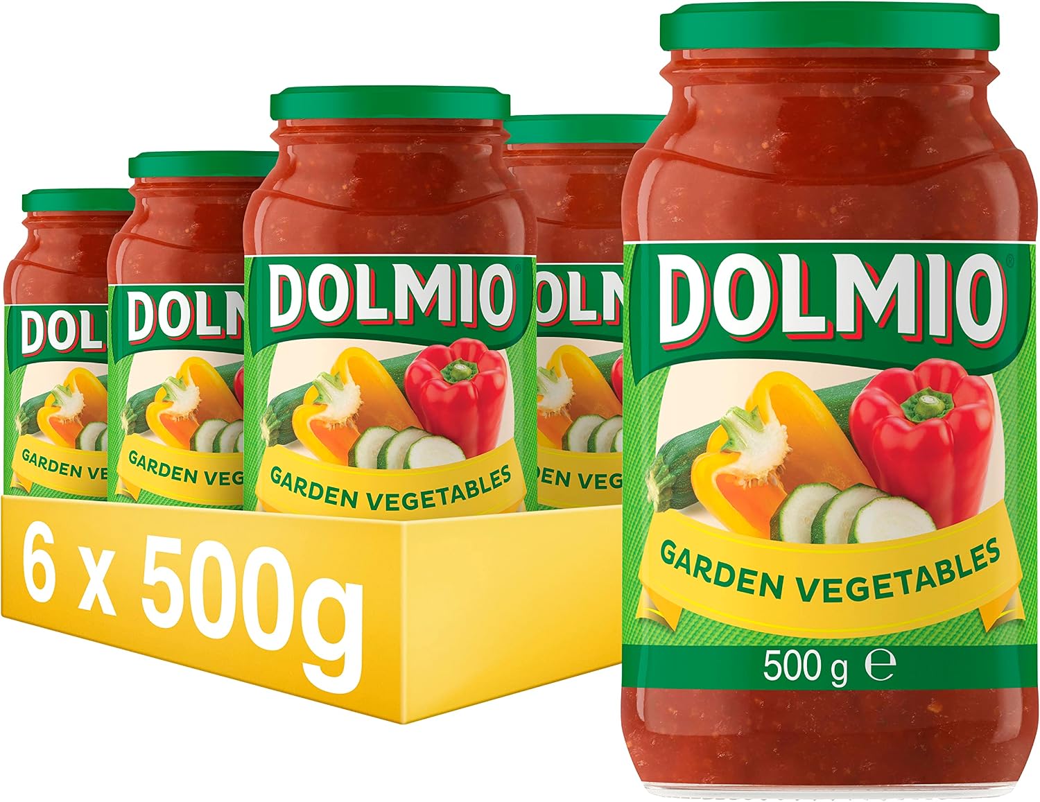 Dolmio Extra Garden Vegetables Tomato Pasta Sauce 500 g (Pack of 6 ...