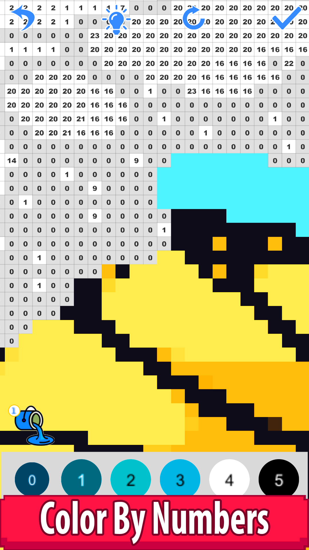 Butterfly Pixel Art - Paint by Number, Sandbox Coloring Pages - App on ...