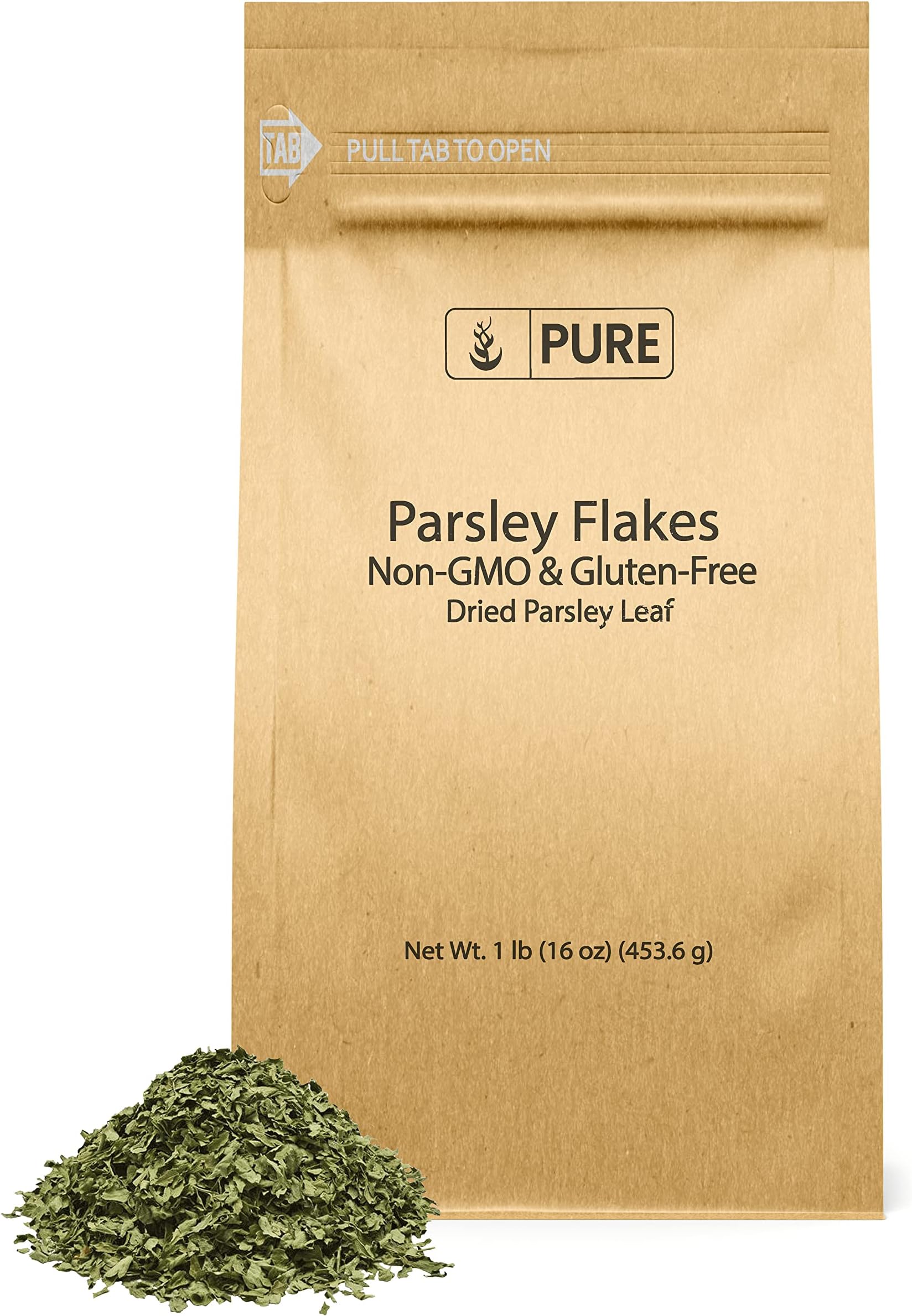 Amazon.com : Pure Original Ingredients Parsley Flakes (1 lb), Rich-in ...