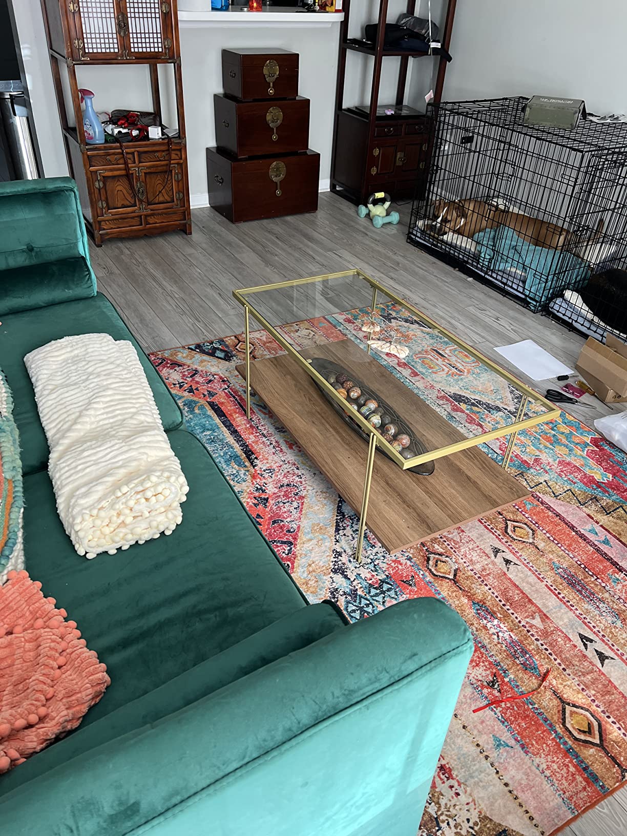 $42/mo - Finance Nathan James Sonia Coffee Table with Storage Shelf ...