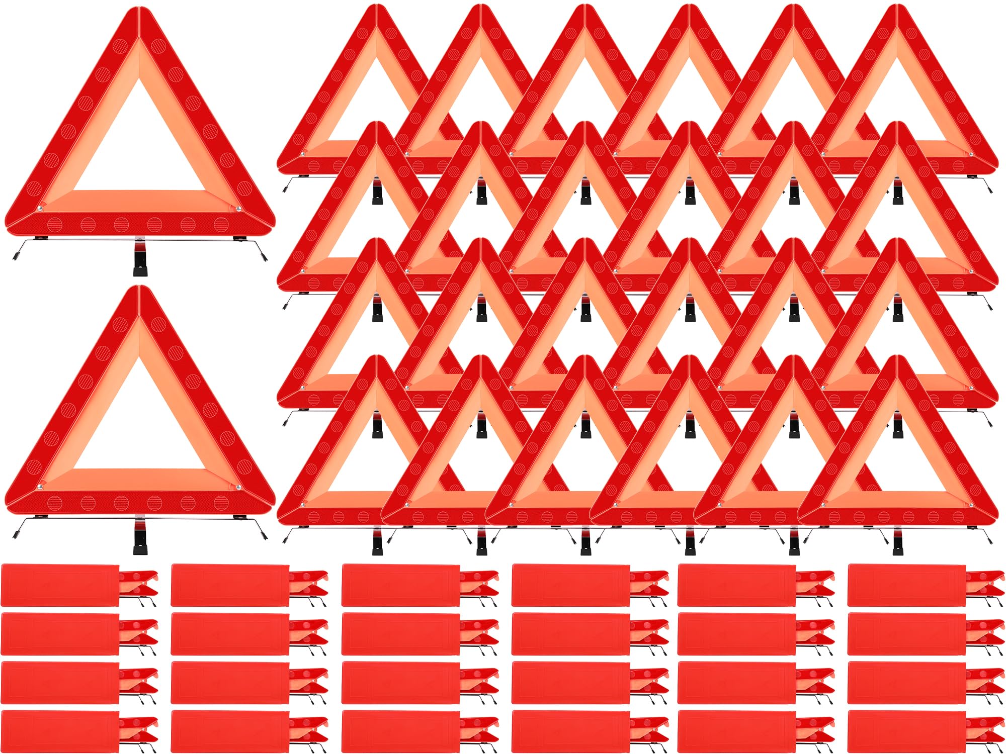 Amazon.com: Kanayu Warning Triangles for Vehicles Safety Triangles ...
