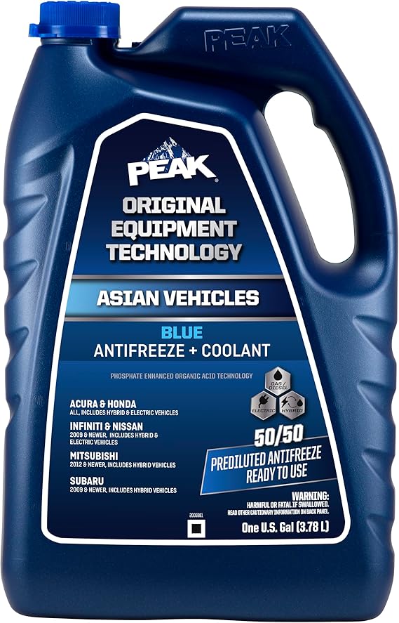 Anticongelante Peak Oet Azul Vehículos Asiáticos 3.78l : Amazon.com.mx: Automotriz y Motocicletas