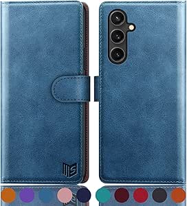 Amazon.com: SUANPOT for Samsung Galaxy S23 FE Wallet case 【RFID Blocking】 Credit Card Holder,PU ...