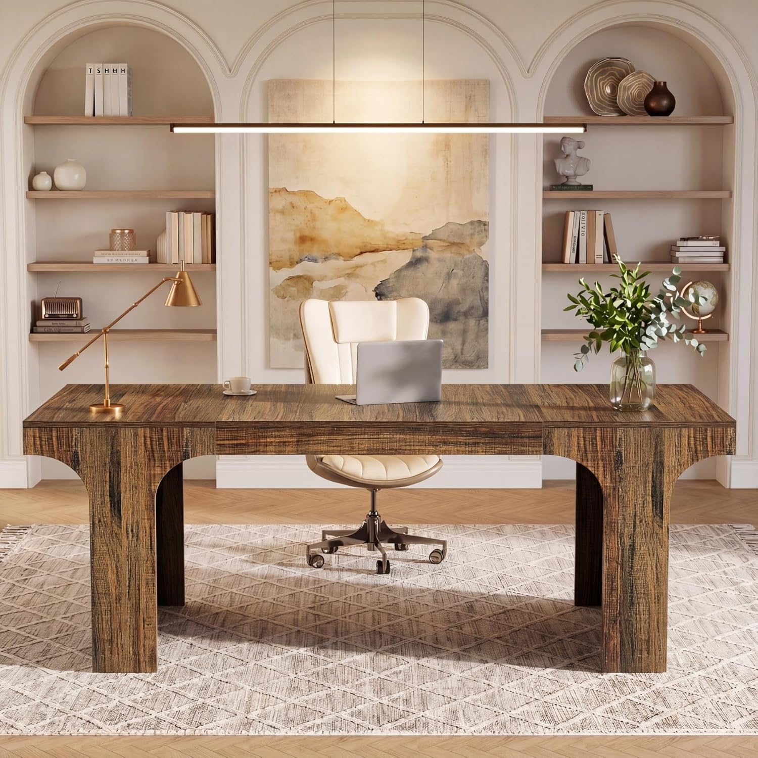 Amazon Tribesigns 70 87 Executive Office Desk Large Workspace