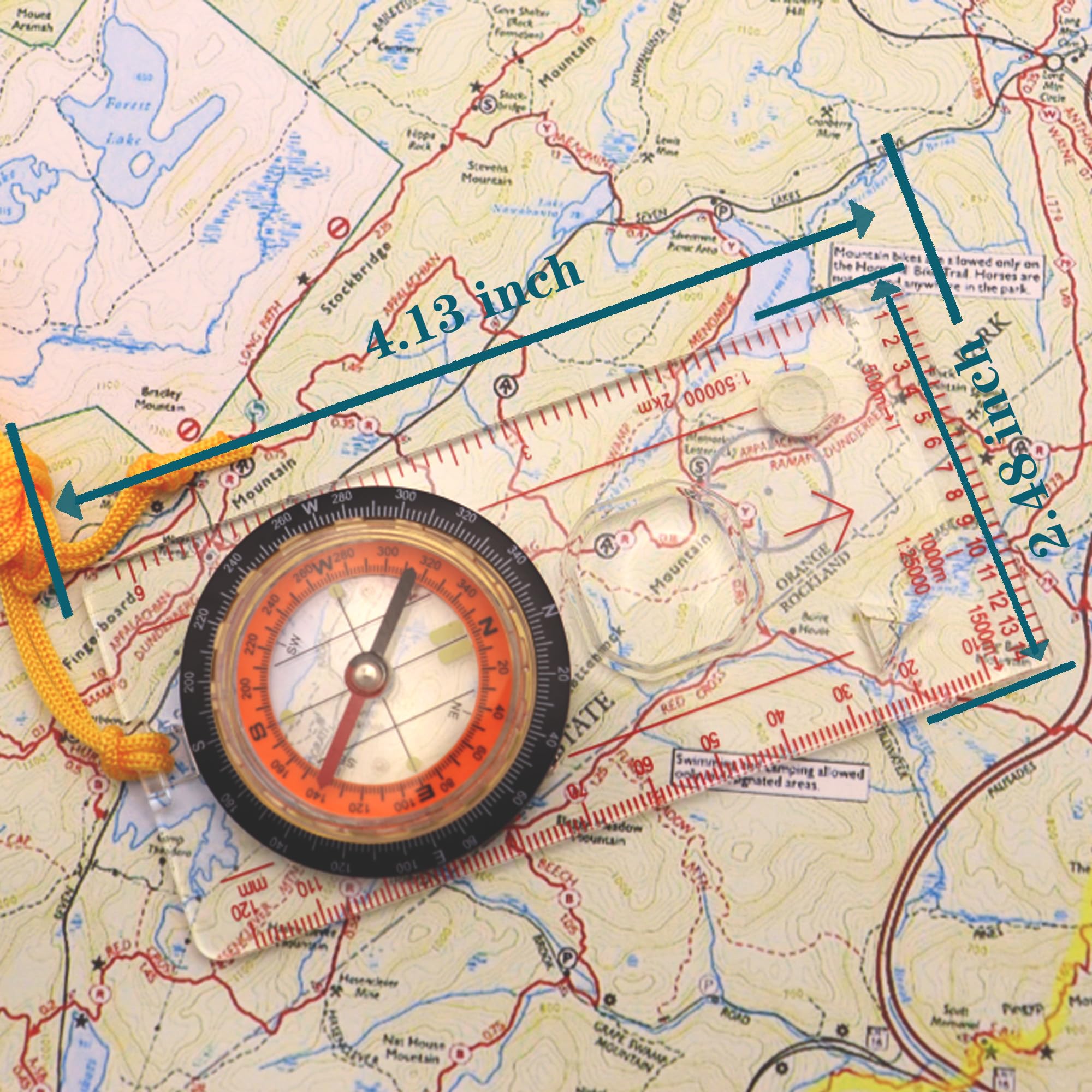 Snapklik.com : Orienteering Compass For Hiking, Survival Navigation ...
