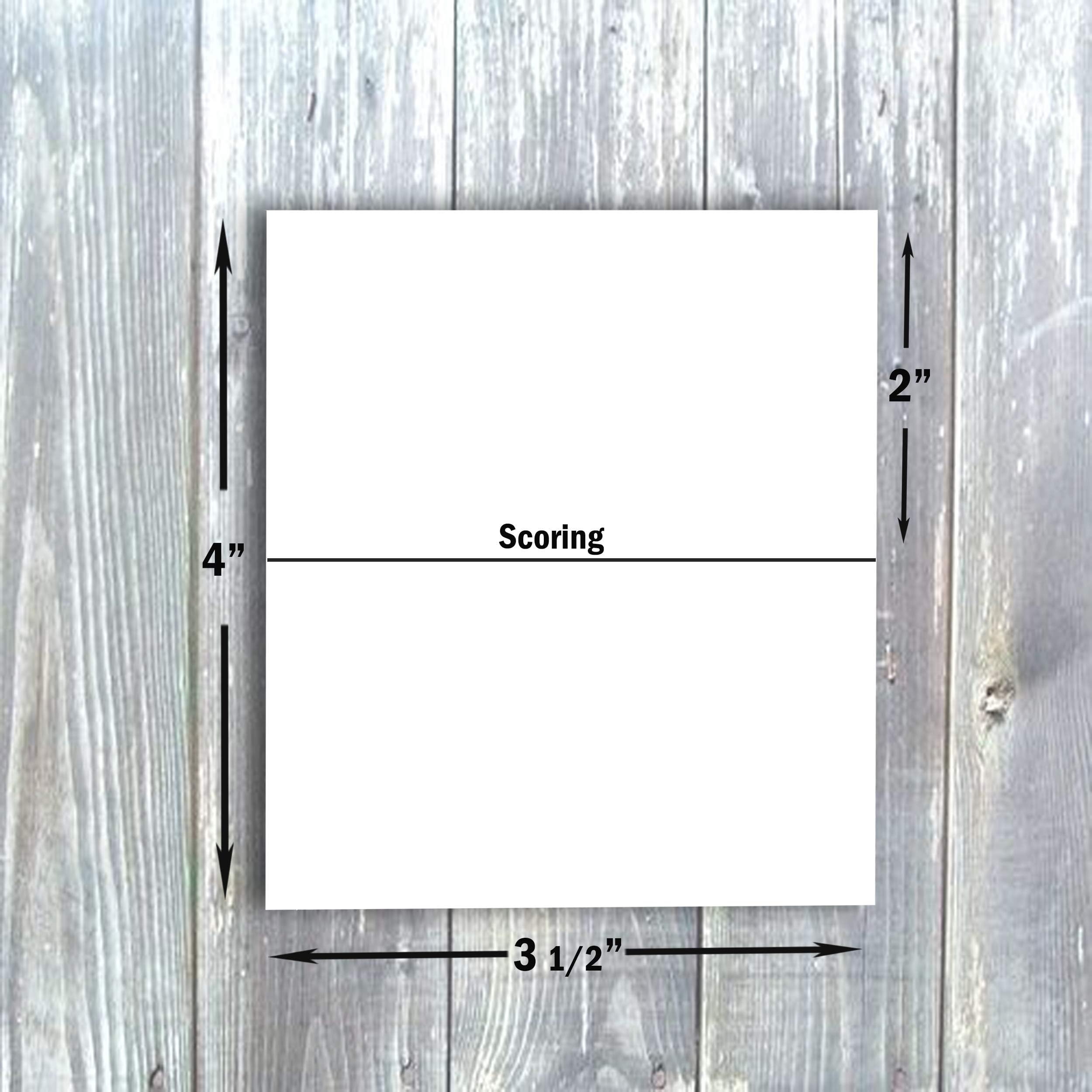 Snapklik.com : Hamilco Blank Tent Name Place Table Cards 3 1/2" X 2 ...