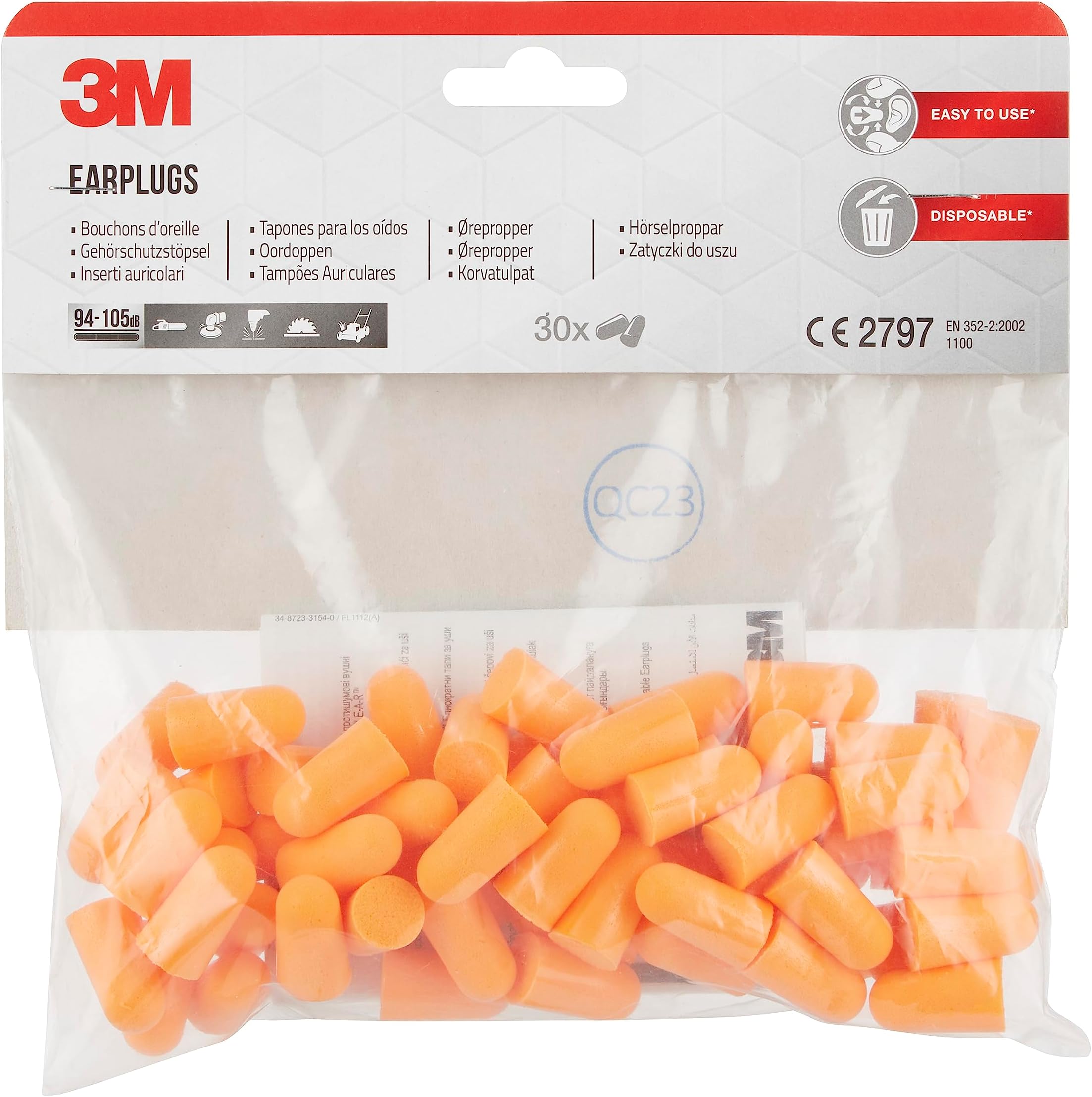 3M E.A.R Ultrafit Pre-moulded Ear Plugs : Amazon.co.uk: Health ...
