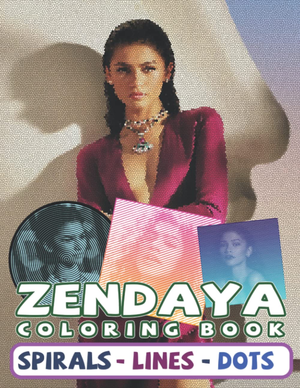 Zendaya Coloring Sheets Zendaya Drawing" Art Board Print For Sale By