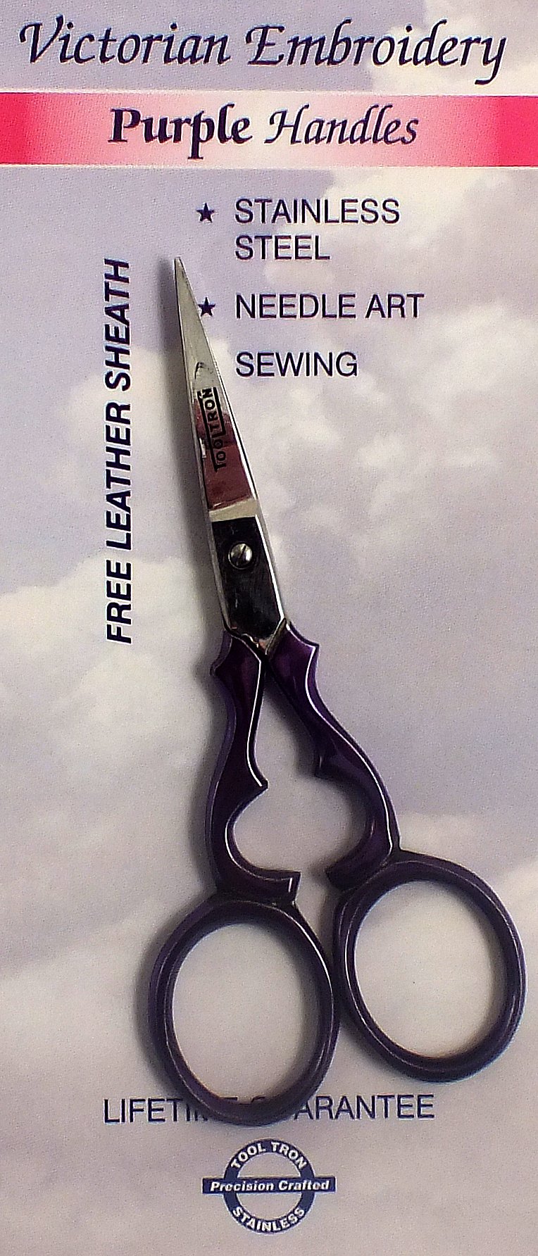 Amazon.com: Tooltron Victorian Embroidery Scissors with Purple Handles