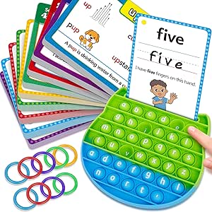 Amazon.com: Aizweb Sight Words Flash Cards, Phonics Games Learn to Read Spelling Reading ...