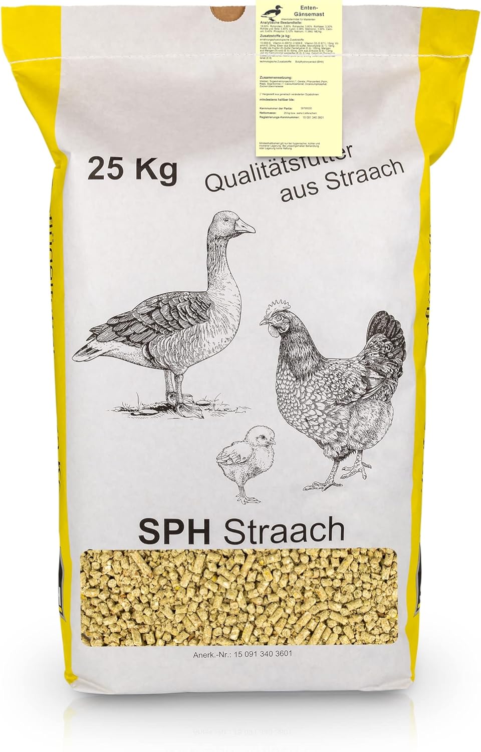 SPH Entenfutter 25KG Sack Geflügelfutter - universelles ...