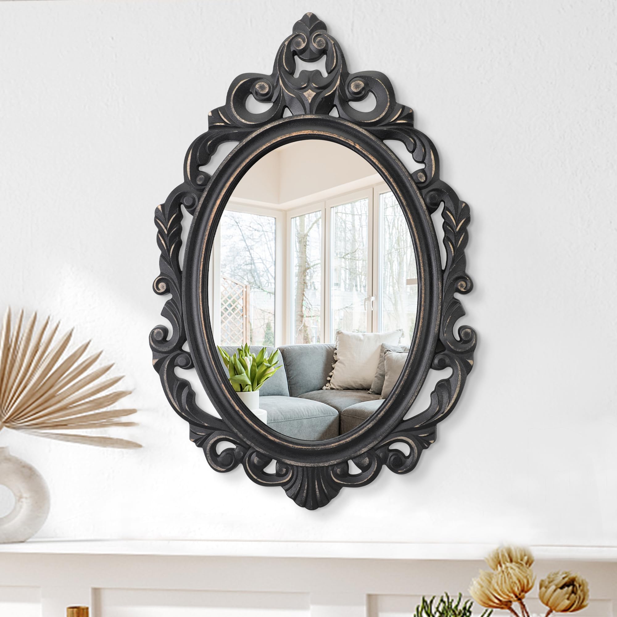 Amazon.com: Pacific Giftware Gothic Cathedric Mirror, 10.83-inch Height ...